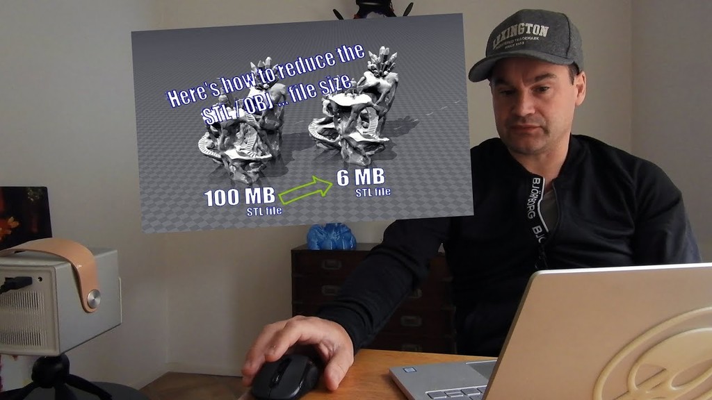 Here's how to reduce the STL/OBJ file size by Medelis3D | Download free STL model | Printables.com