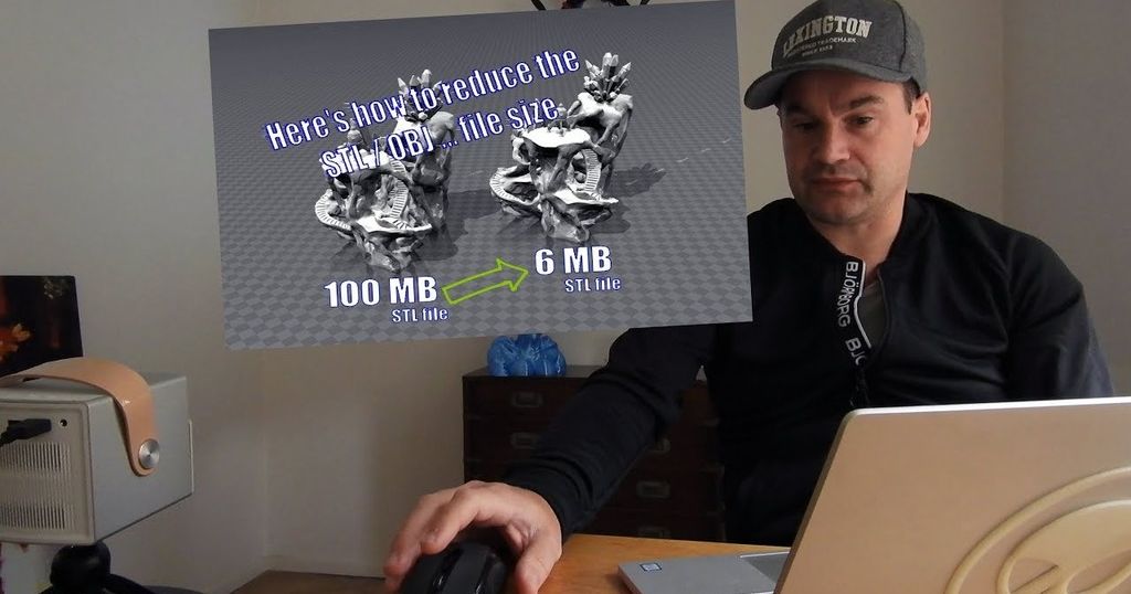 Here's how to reduce the STL/OBJ file size by Medelis3D | Download free STL model | Printables.com