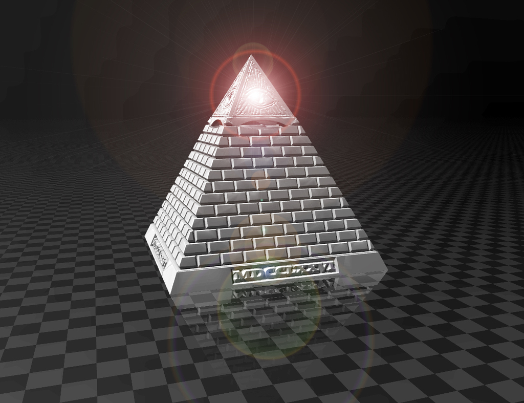 Eye of Providence - MDCCLXXVI (mini LED lamp) by Medelis3D | Download ...