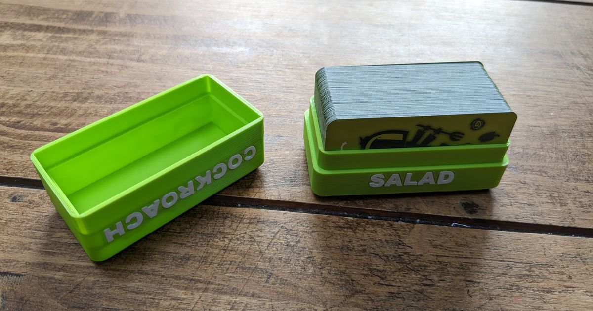 Cockroach Salad Board Game Box by ArsenalFanDan | Download free STL ...