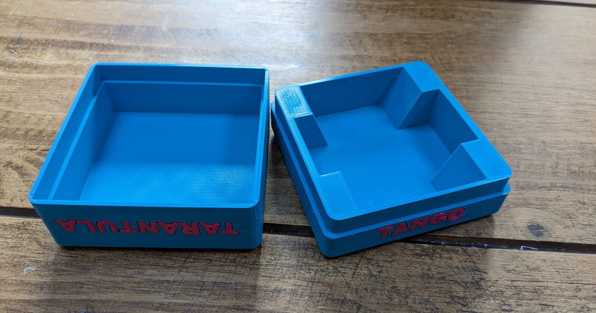 Tarantula Tango Board Game Box by ArsenalFanDan | Download free STL ...