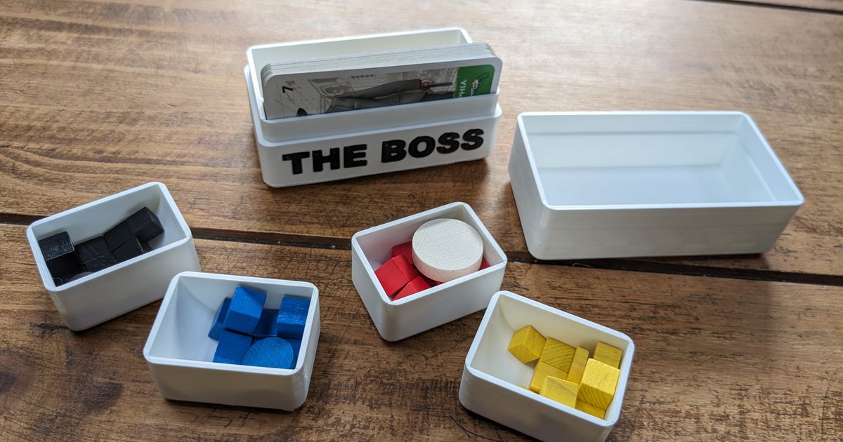 The Boss Board Game Box by ArsenalFanDan | Download free STL model ...