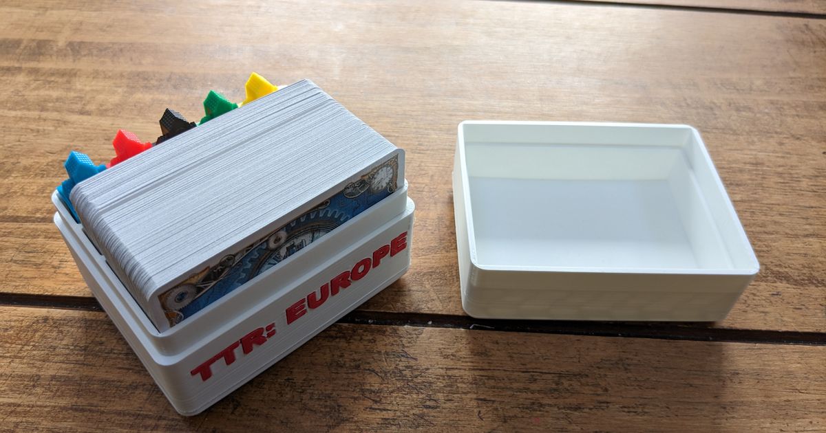 Ticket To Ride: Europe Board Game Box by ArsenalFanDan | Download free ...