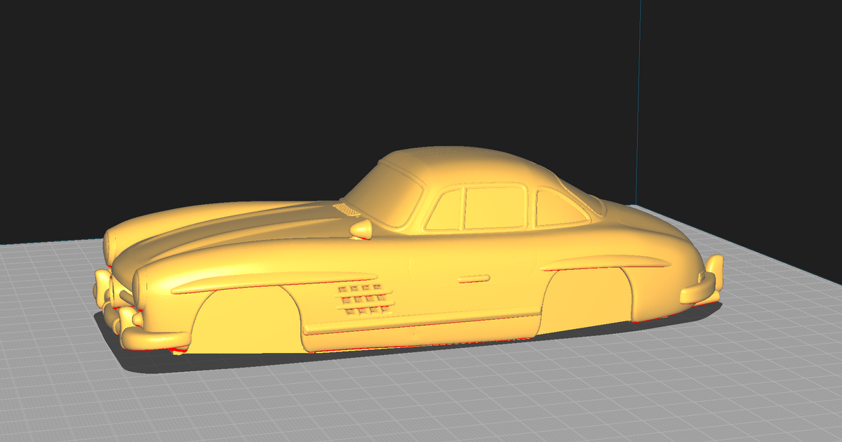 Mercedes SL300 by Flow | Download free STL model | Printables.com