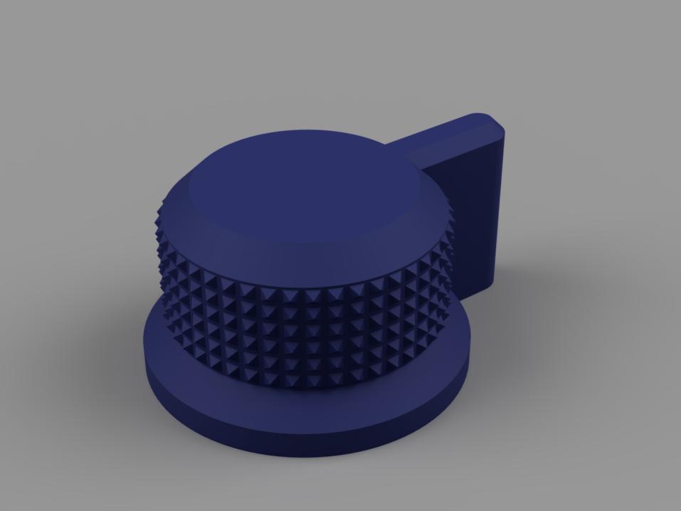 Knurled Printer Knob by Sand | Download free STL model | Printables.com
