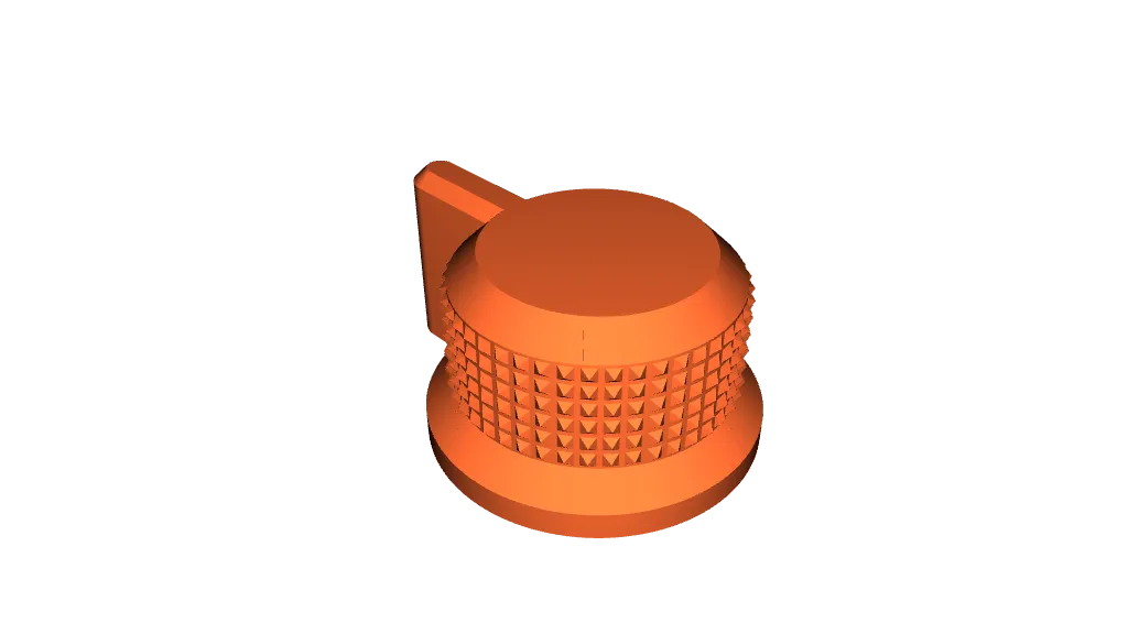 Knurled Printer Knob by Sand | Download free STL model | Printables.com