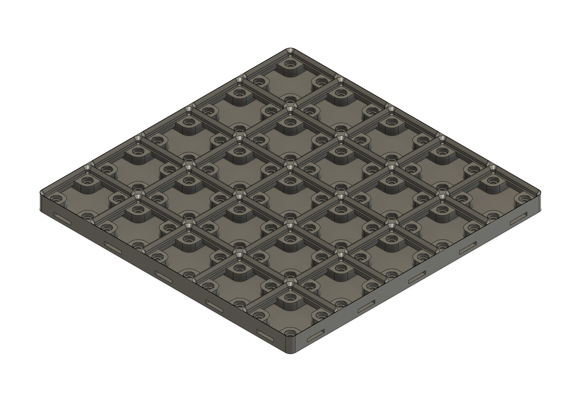 Parametric Gridfinity with Space for leds by Mellow | Download free STL ...