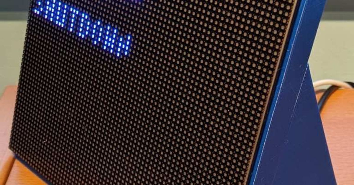 Raspberry Pi + LED Matrix Case V0.1 by neyth_makes | Download free STL ...