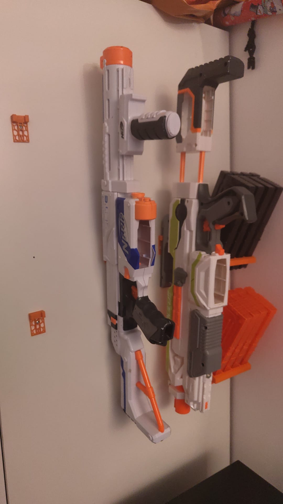 Nerf gunrack for wall by ovamaiora | Download free STL model ...