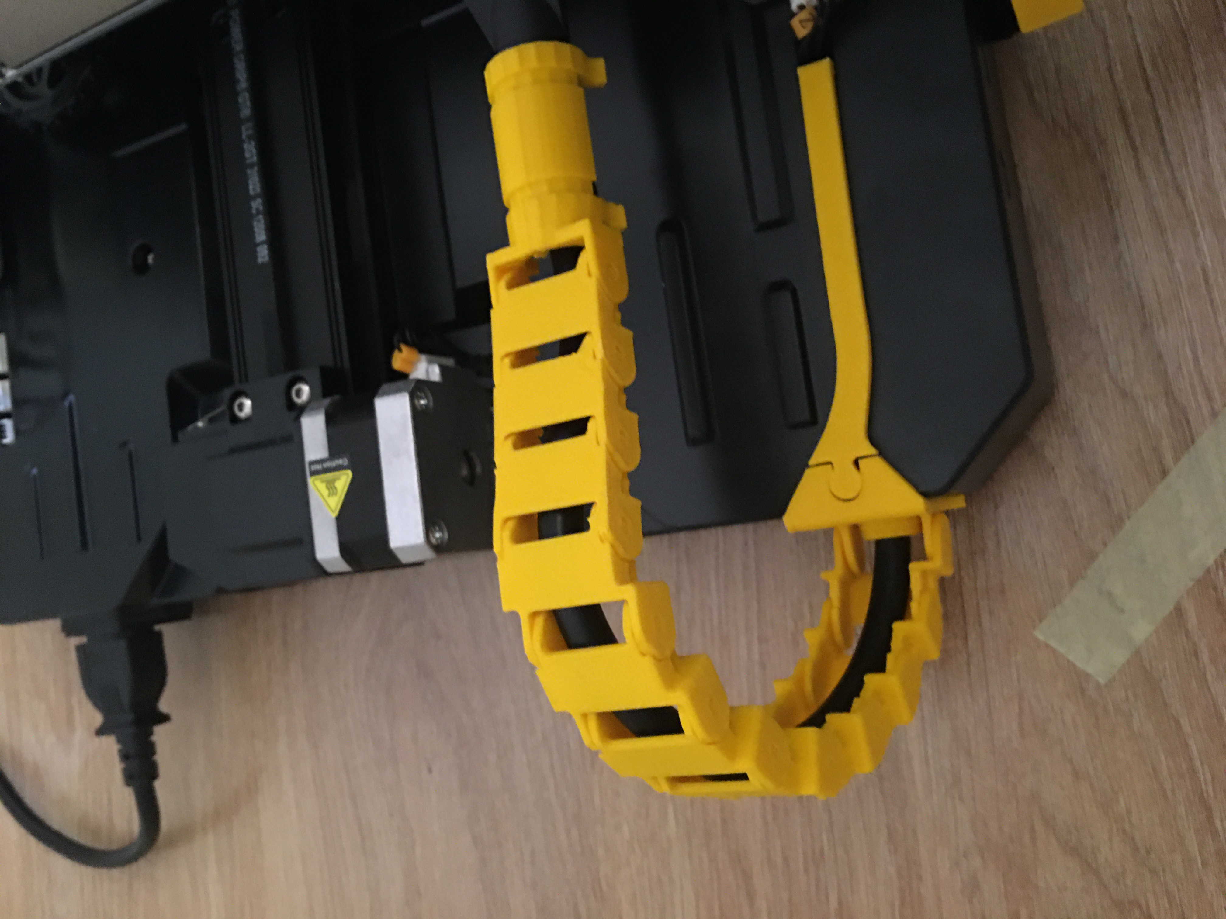 Ender 3 S1 Pro Heating Bed Cable Chain Ground Plate ReModel by Pulsar ...