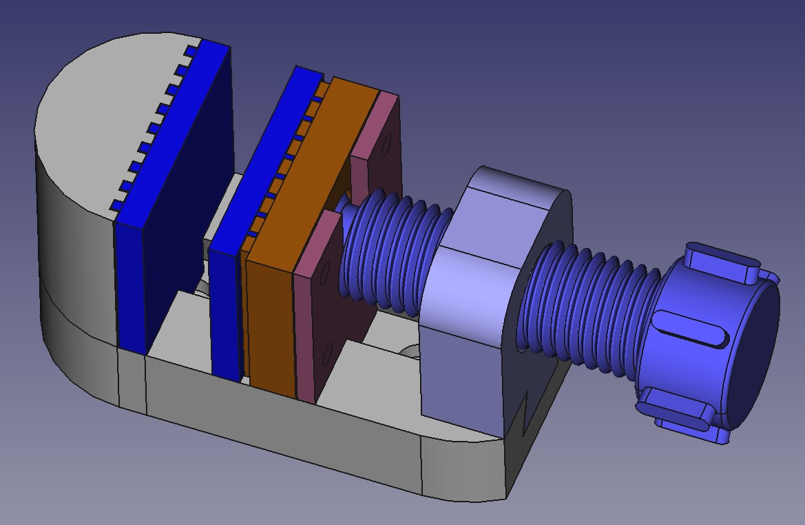 Bench Vise with Desk Clamp (XL) Now with soft Jaws by Schaffer.la ...