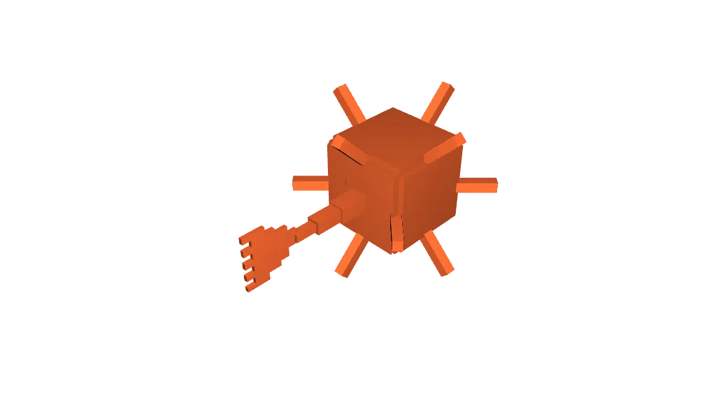 Minecraft guardian by Dovid999 | Download free STL model | Printables.com