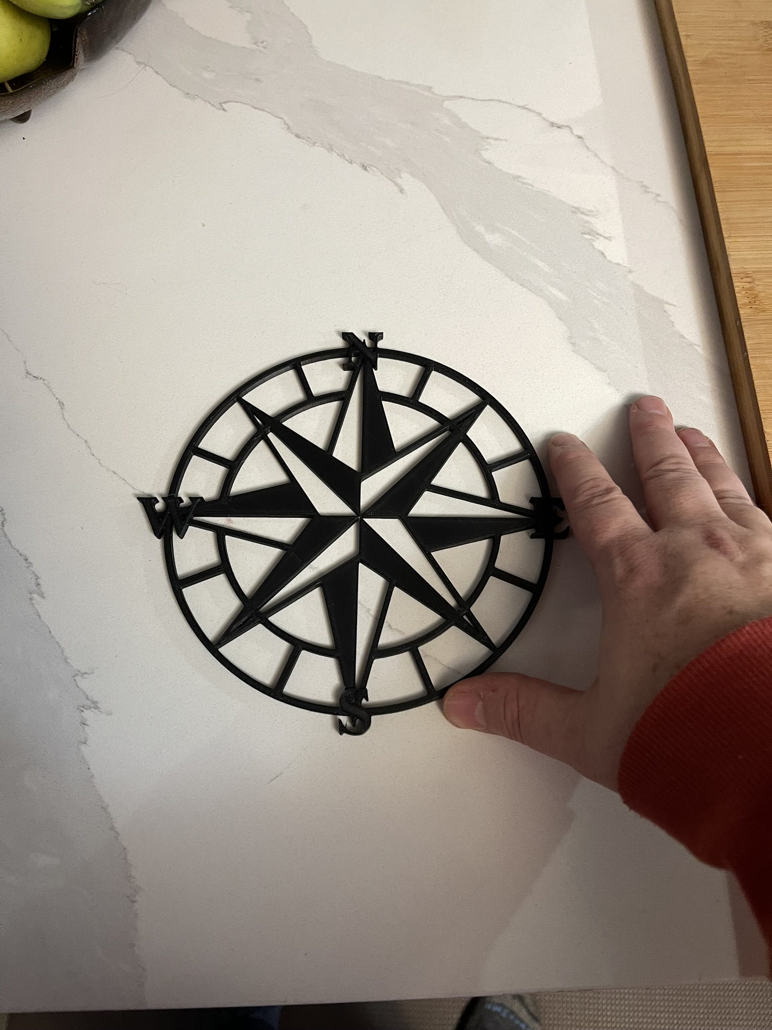 Compass rose by gerwen | Download free STL model | Printables.com