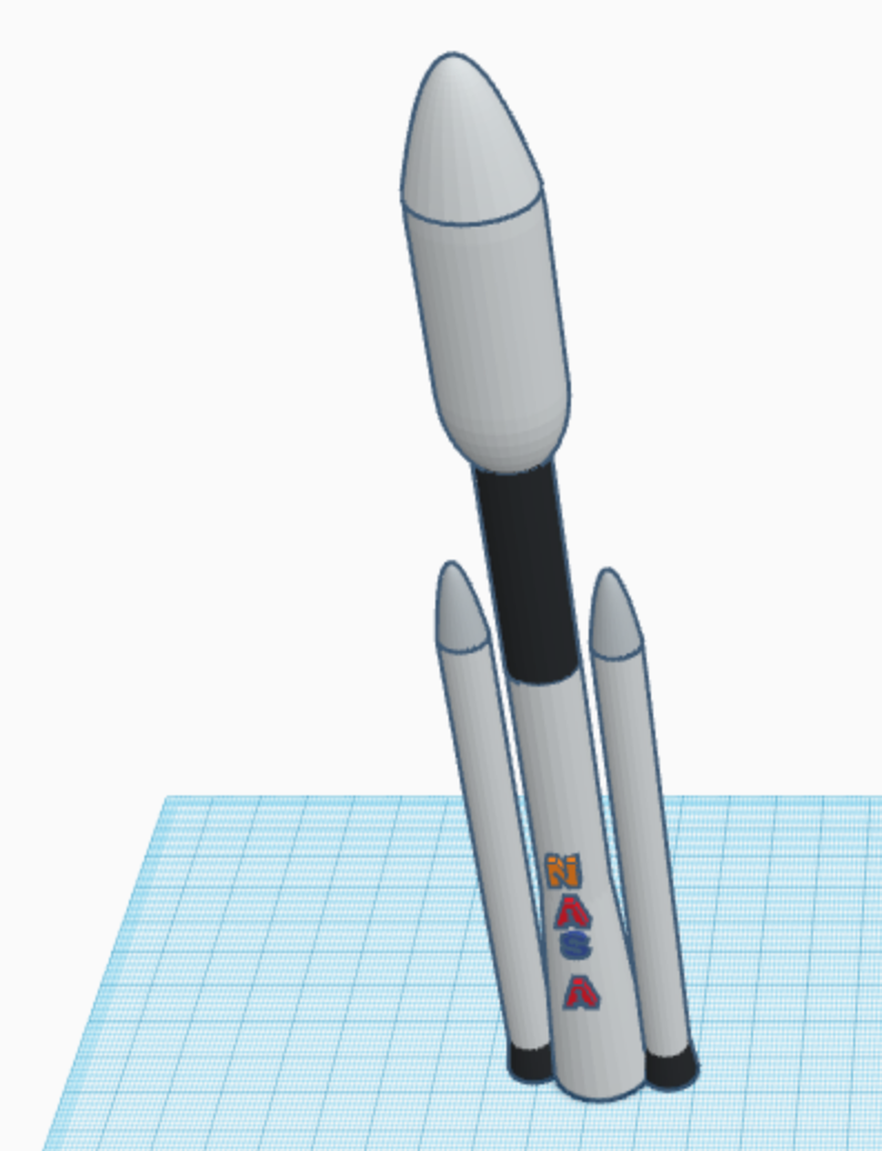 Nasa Falcon Heavy By Rocket Printer Download Free Stl Model