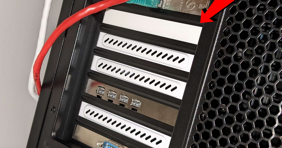 Dell H310 HBA PCIe bracket (full length) by matmen | Download free STL ...