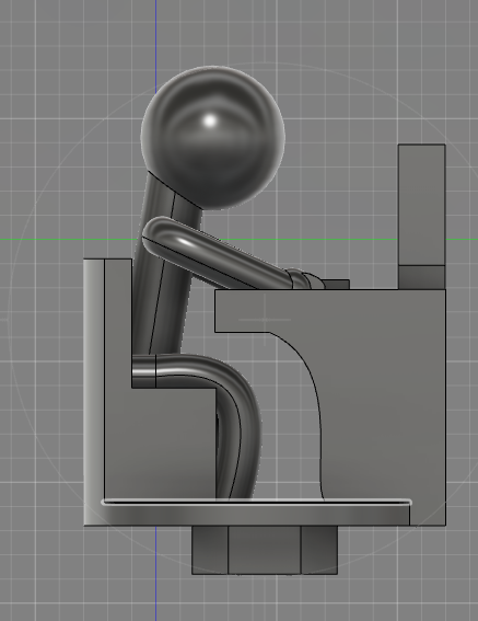 stick man on computer. by jp3dprint | Download free STL model ...