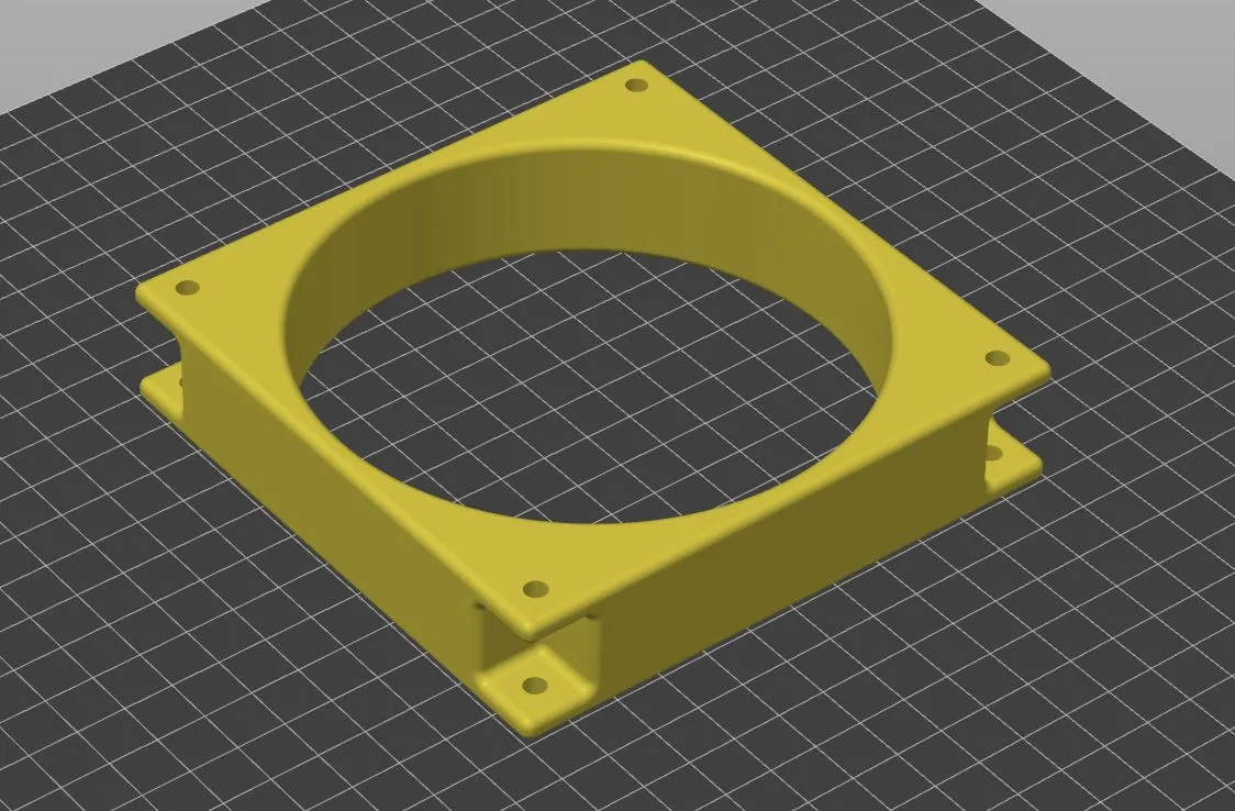 120mm Fan Spacer by TesticleMike | Download free STL model | Printables.com