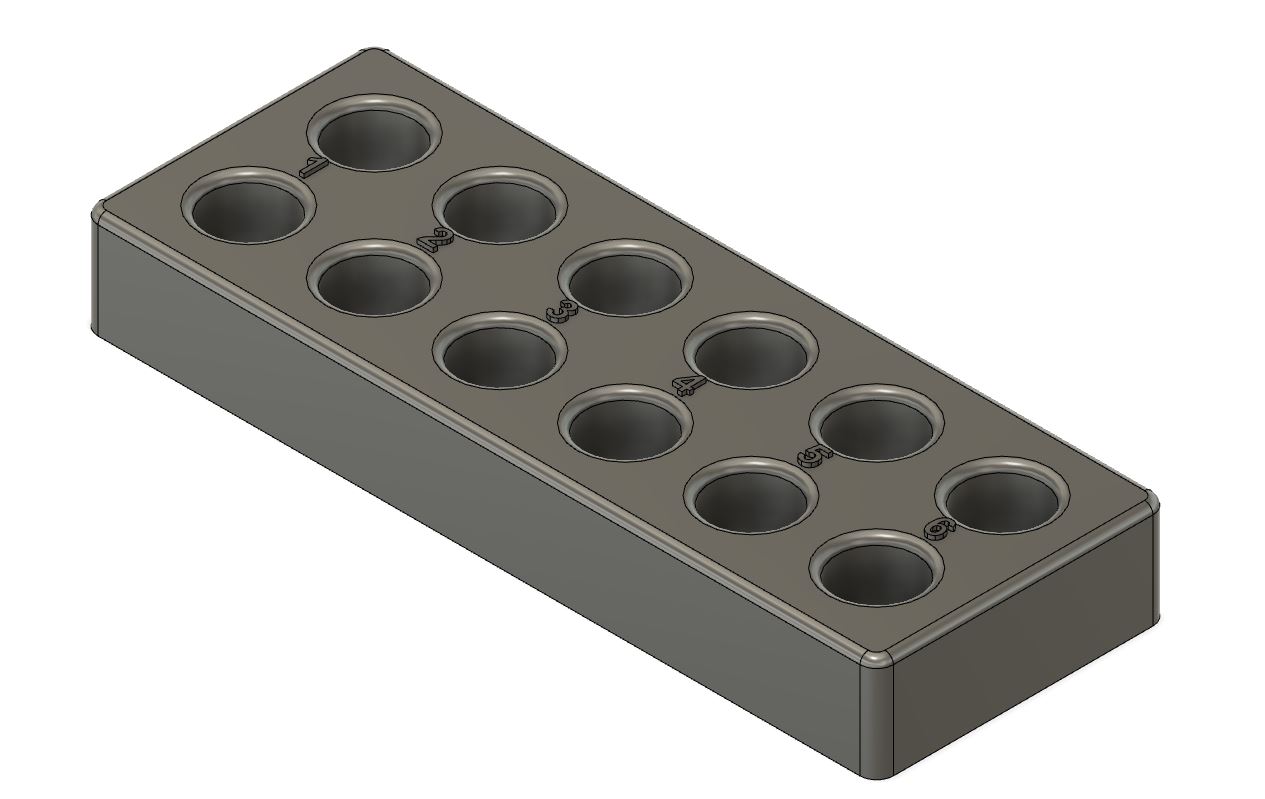 Aircraft Spark Plug Tray by Mattias Jönsson | Download free STL model ...