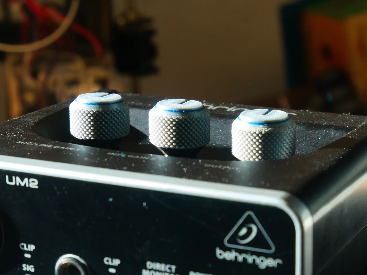 Knurled Replacement Knobs For Behringer UM2 by jpdesign | Download free ...