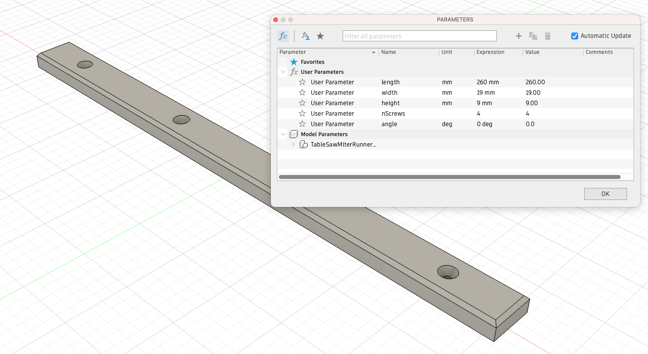 Craftsman 315 Tablesaw Miter Runner by Chris | Download free STL model ...