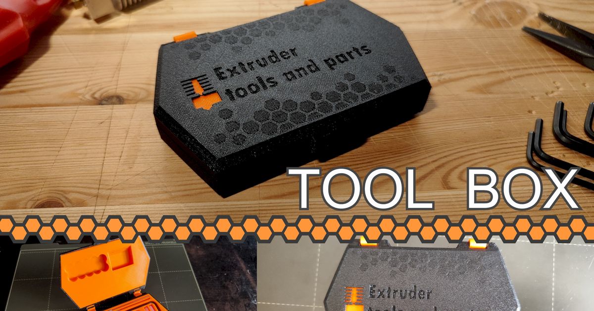 Extruder tools and parts box by Martin Dobšovič | Download free STL ...