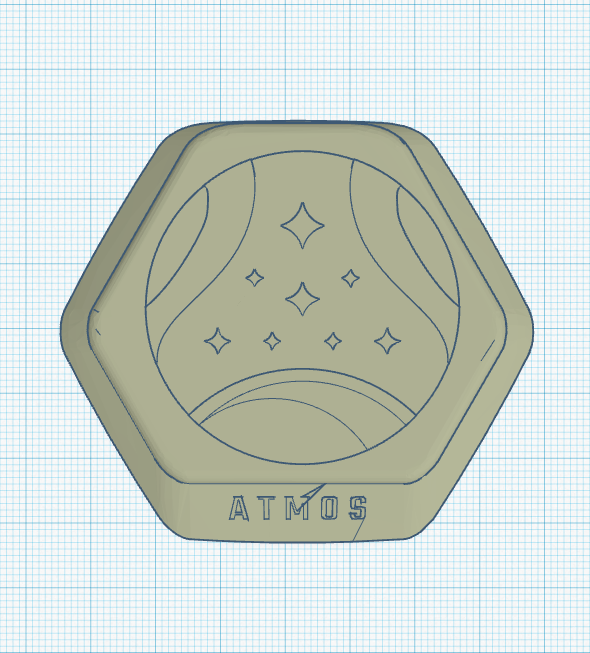 ATMOS starfield flag logo par eyal yonai | Téléchargez gratuitement un ...