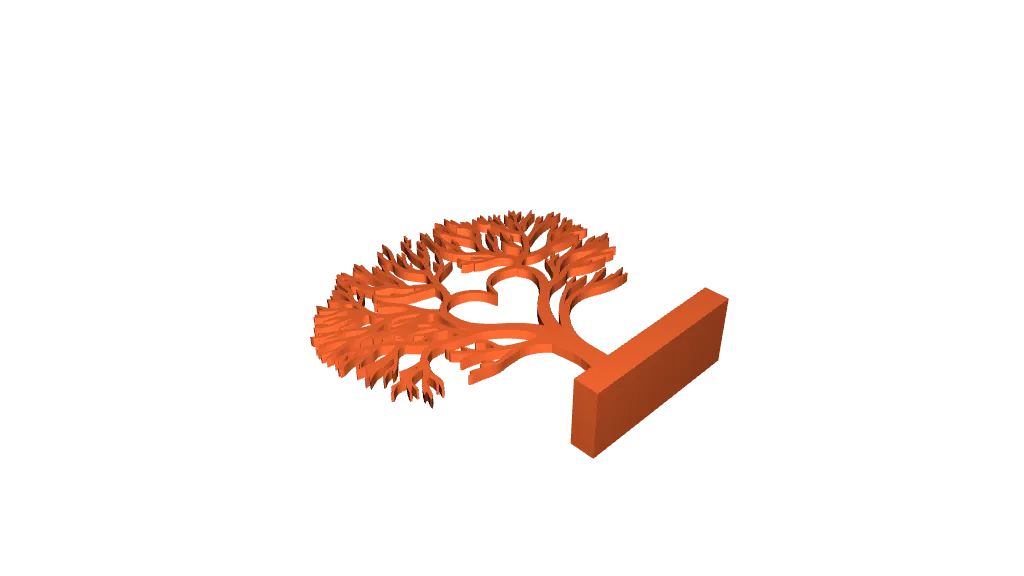 Love tree decor by Sot Kon | Download free STL model | Printables.com