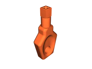 Toilet Paper Dispenser Key by vsulc | Download free STL model ...