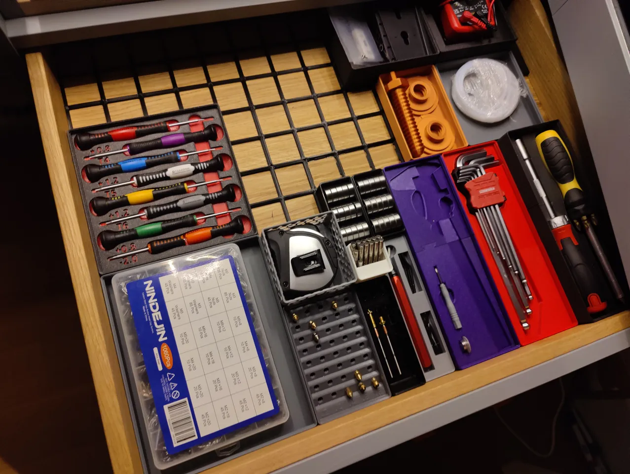 Gridfinity - double screwdriver holder by Hovdis | Download free STL model | Printables.com