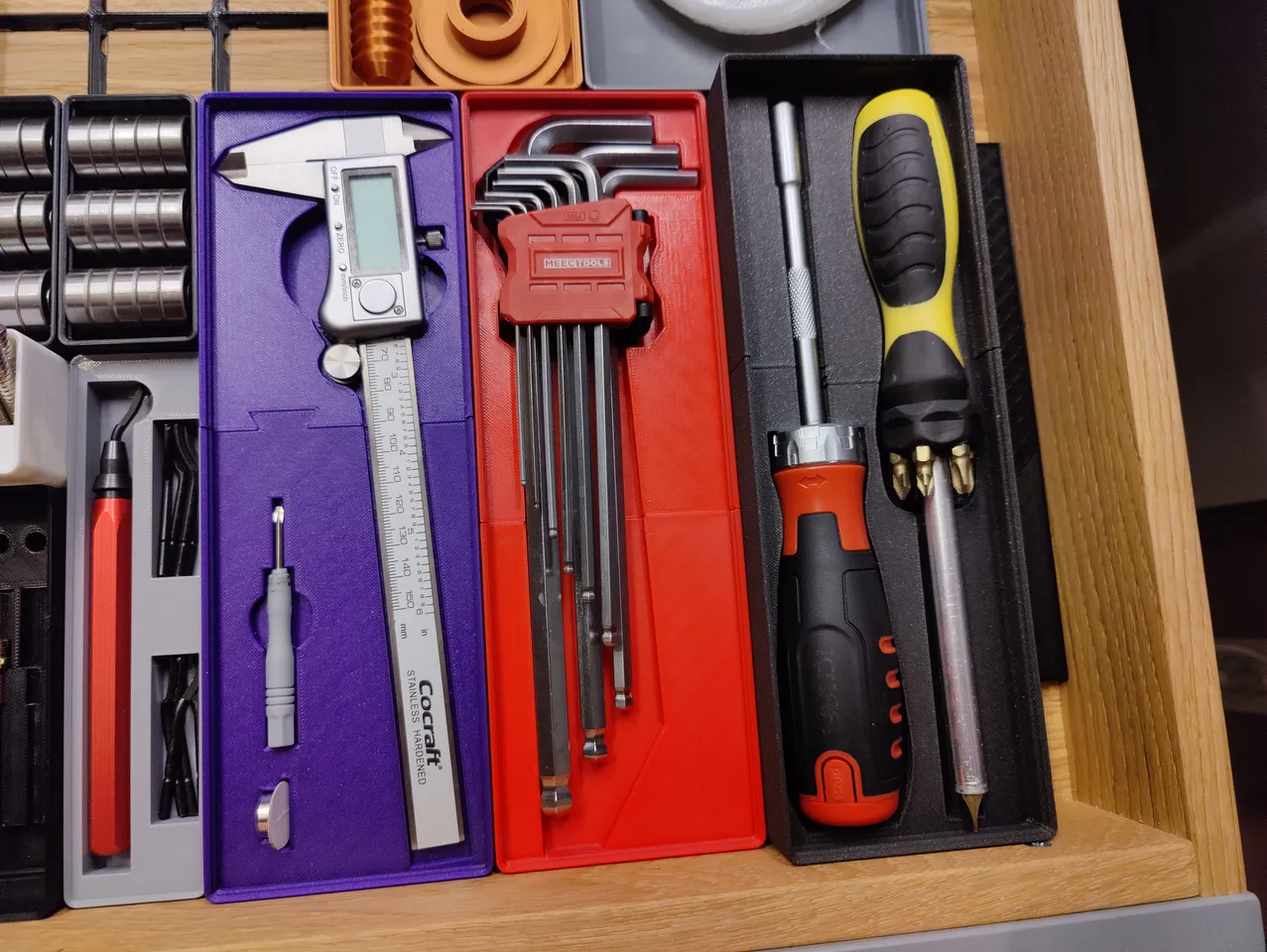 Gridfinity - double screwdriver holder by Hovdis | Download free STL model | Printables.com