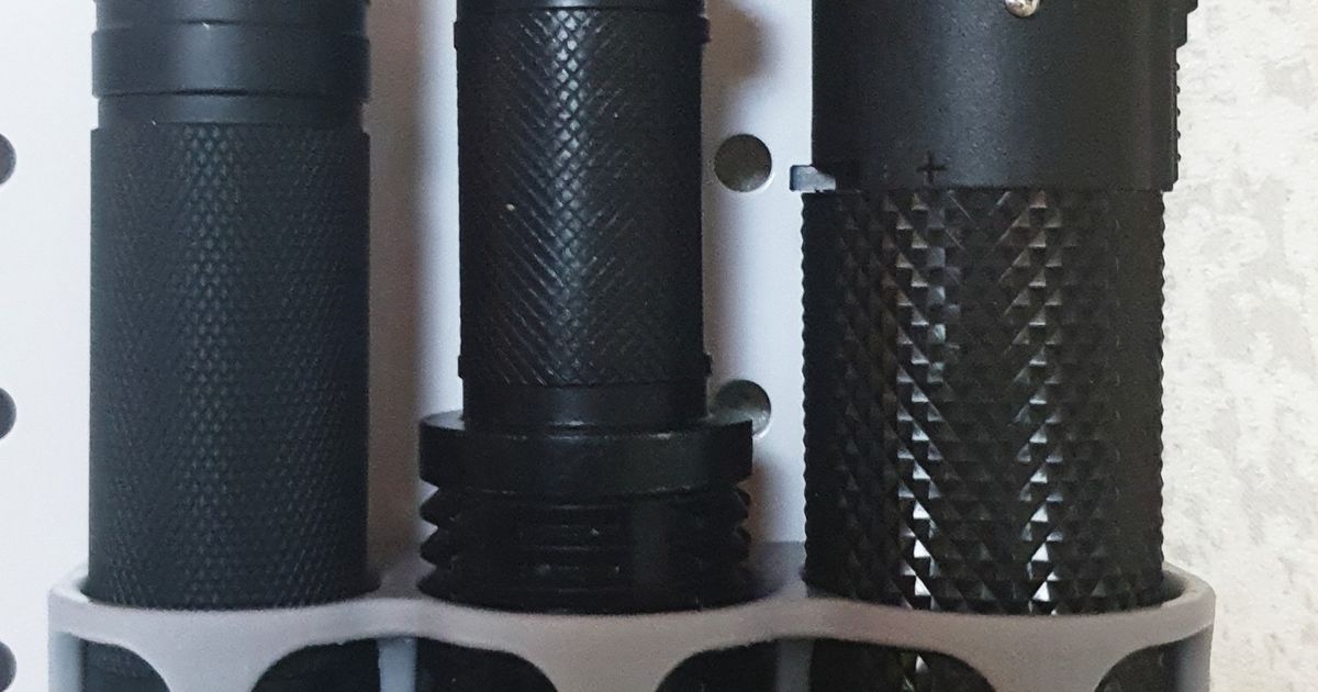 Wall mount for gas lighter and flashlights by DEAth | Download free STL ...