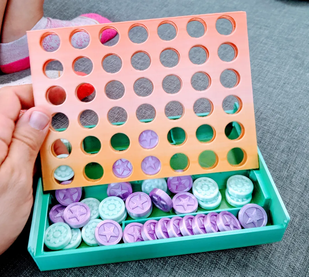 Travel 4-In-A-Row Game (Connect 4) by Justin | Download free STL model ...