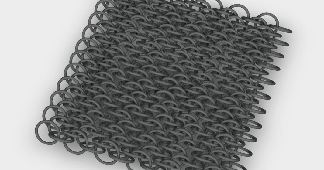 Knight Chainmail (Print-in-place) par 3DJunk | Téléchargez gratuitement ...