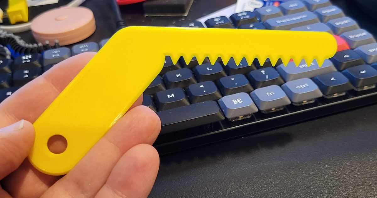 Cardboard saw/Box opener by osbock | Download free STL model ...