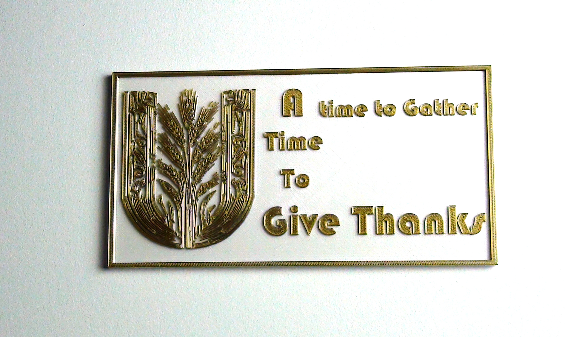 Rectangular Wall Plaque by cSandra | Download free STL model ...