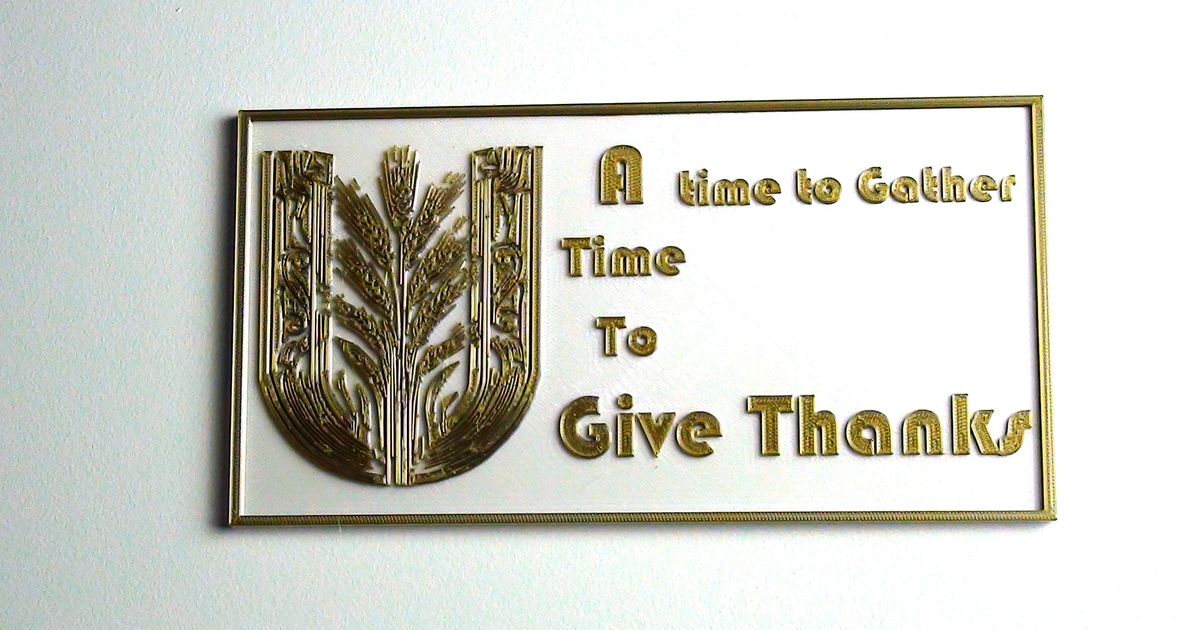 Rectangular Wall Plaque by cSandra | Download free STL model ...