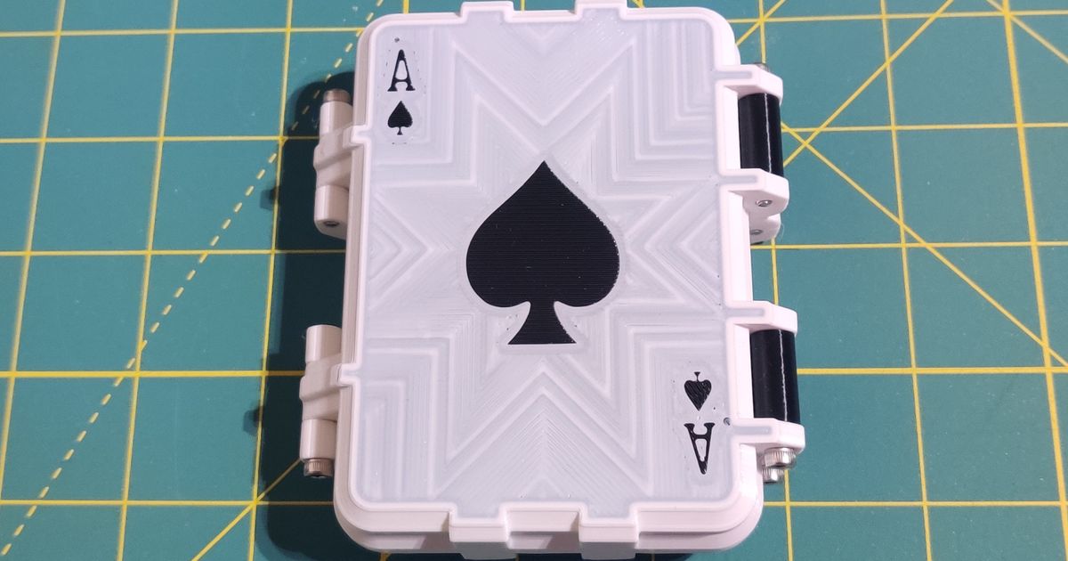 Rugged Box - Card Box Single by ItemNumber35 | Download free STL model ...