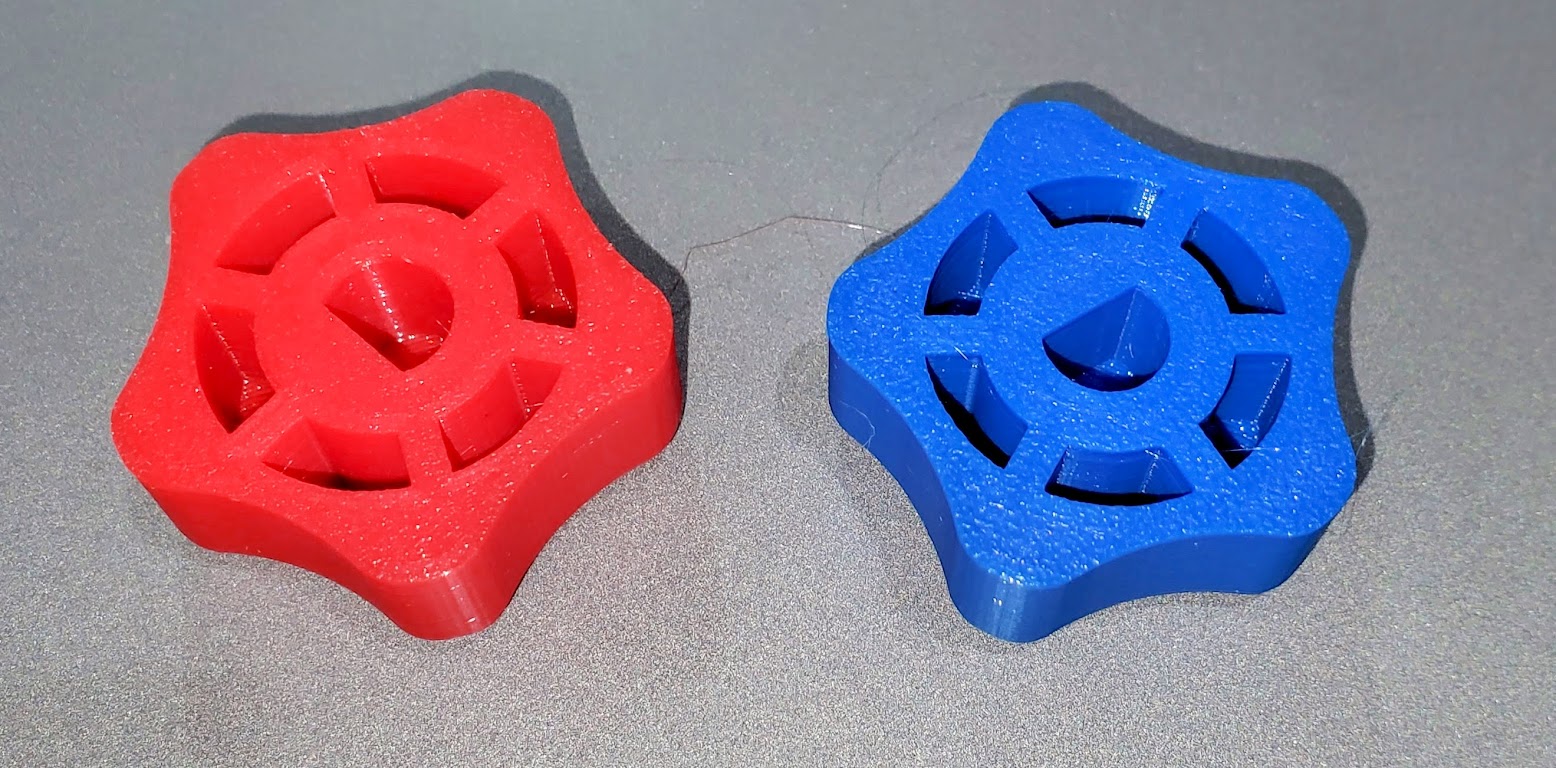 Refrigerant recovery cylinder knobs by hardiebotha | Download free STL ...