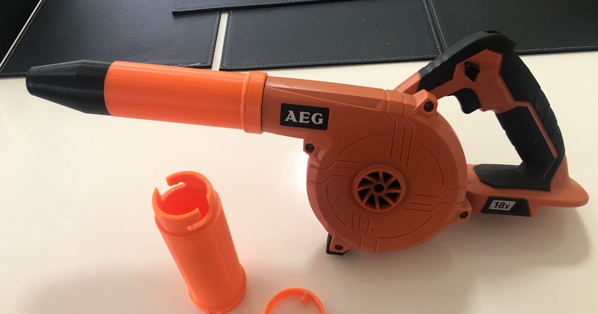 AEG/Rigid 18v Blower Extension Attachment by Mitymowse Designs ...