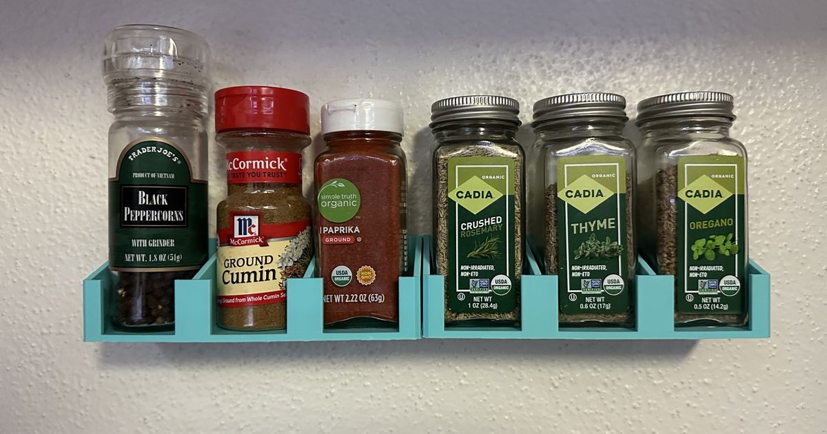 Modular Spice Rack by JonasW | Download free STL model | Printables.com