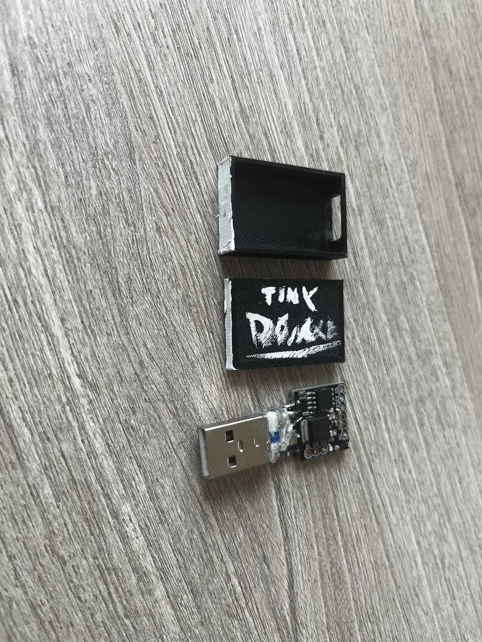 Digispark ATtiny85 Enclosure by Doelmm | Download free STL model ...