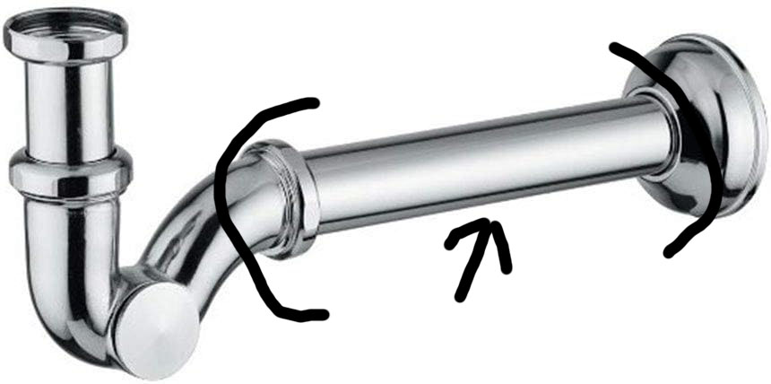 Tube 26mm Replace Syphone Allum Bidet by Lu Gianni | Download free STL ...