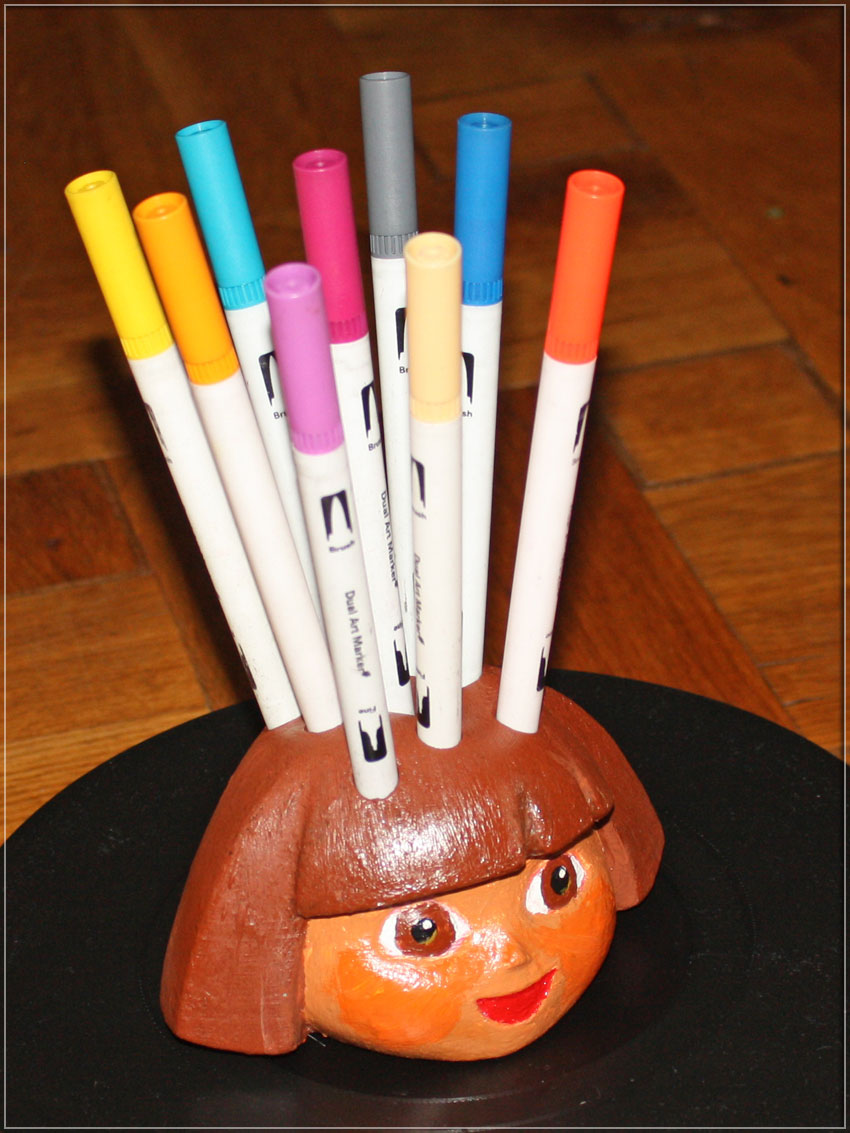 Dora The Explorer Pen Holder by Kalbo | Download free STL model ...