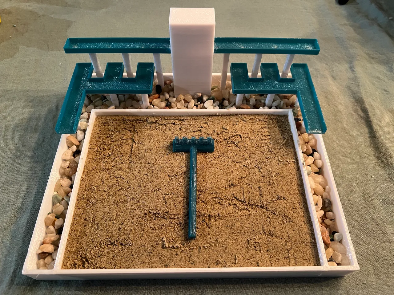 Zen garden with water fountain by chewmieser | Download free STL model ...