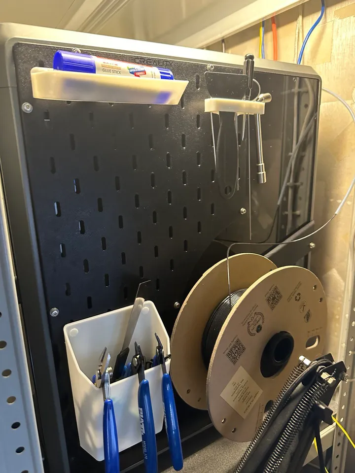 Pegboard for Creality K1 Max by Eugene Orlov | Download free STL model | Printables.com