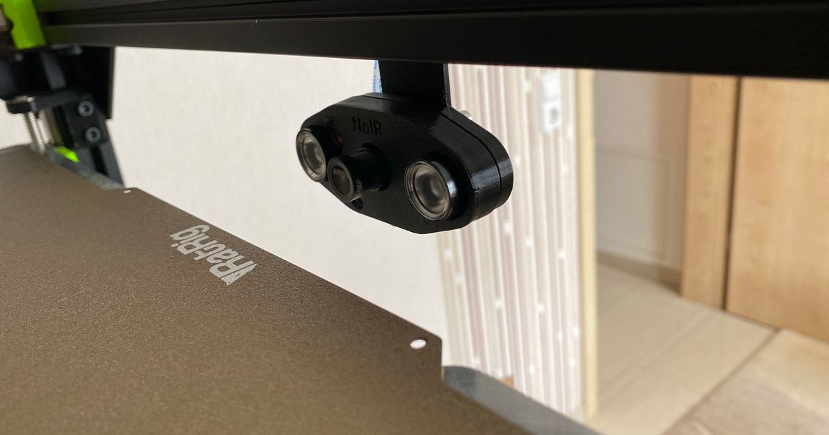 IR Camera mount for 3030 extrusion by Inuwatec | Download free STL ...