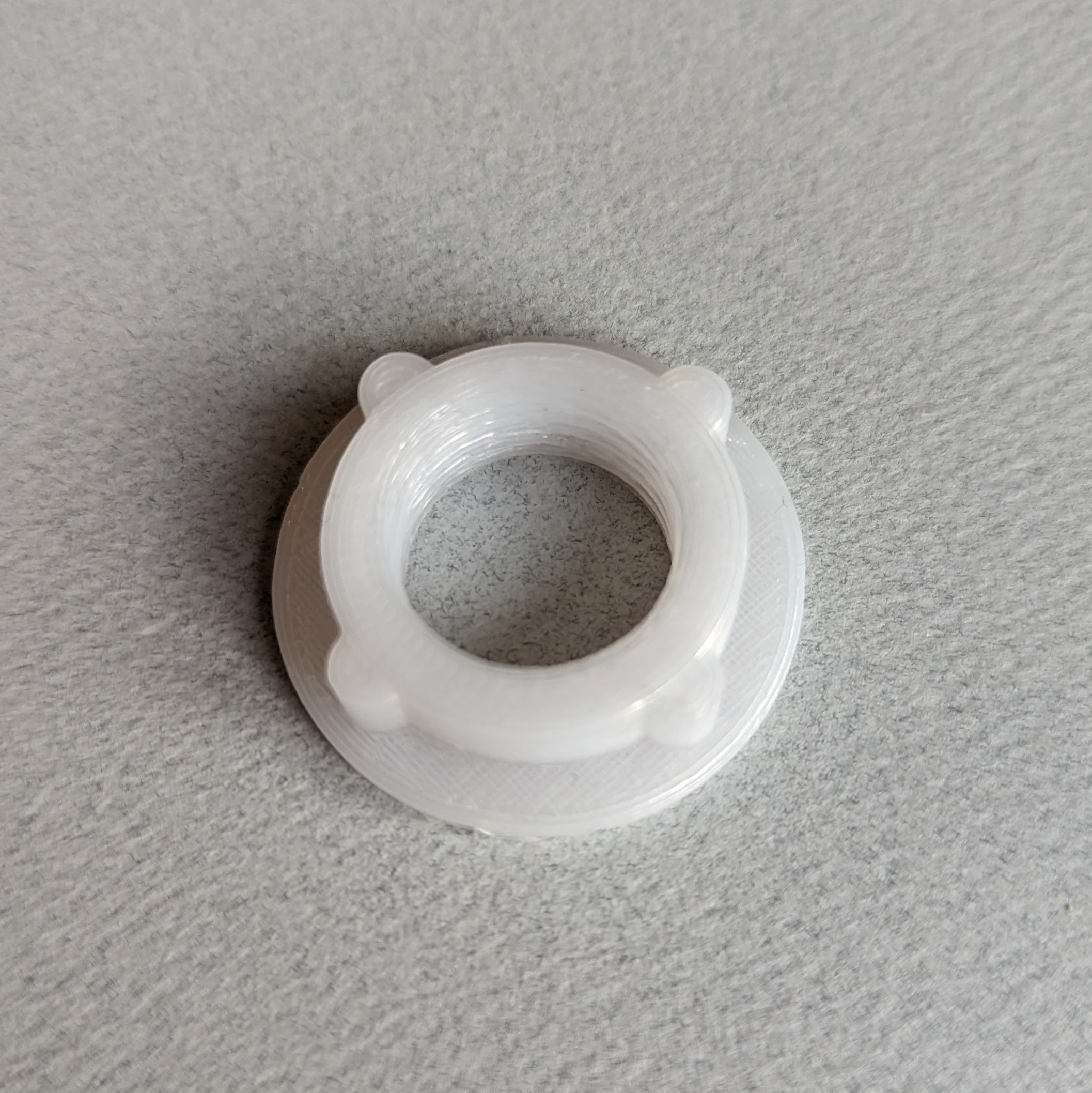 Kohler toilet trip-lever bushing & nut by krv3d | Download free STL ...
