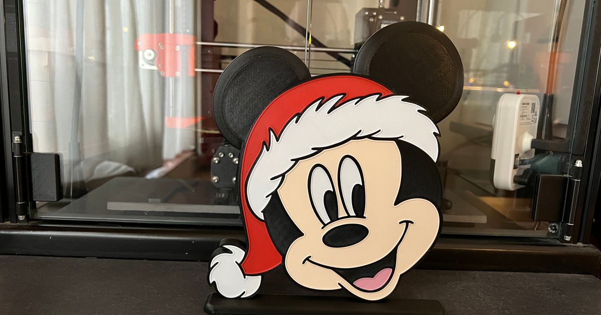 Mickey Mouse Christmas window ornament by Satellietje | Download free ...