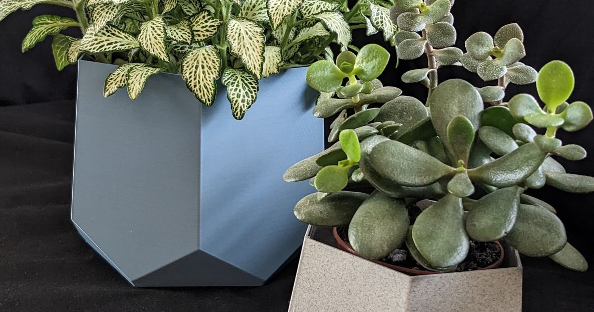 Geometric Planter by Tycho Design | Download free STL model | Printables.com
