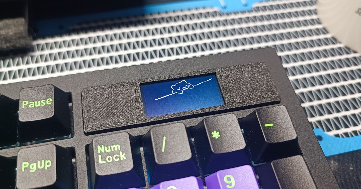 Keychron Q6 OLED Display Module by ElBartoME | Download free STL model ...